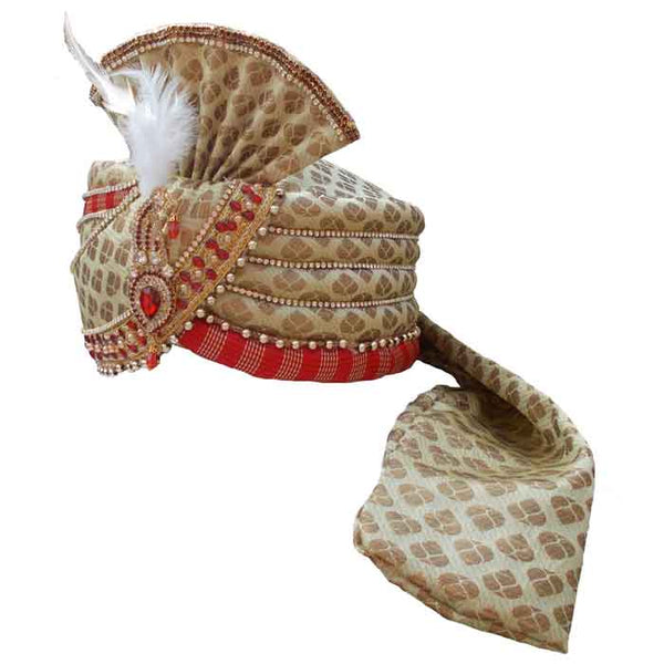 Krypmax Jodhpuri Men's Wedding Safa/Groom Pagdi/Pagri Turban for Marri ...